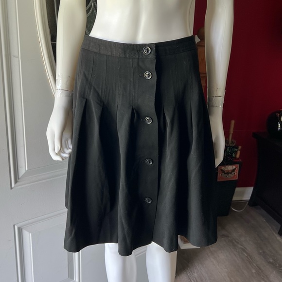 GAP | Skirts | Punk Goth Inspired Black Midi Skirt | Poshmark